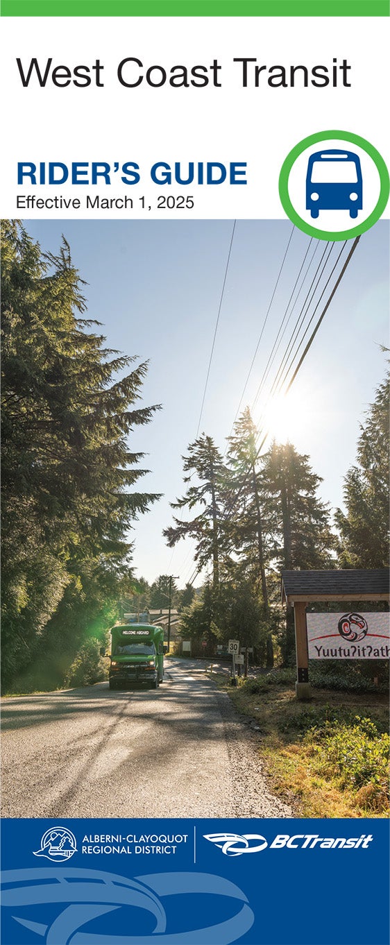 Rider's Guide - West Coast Transit
