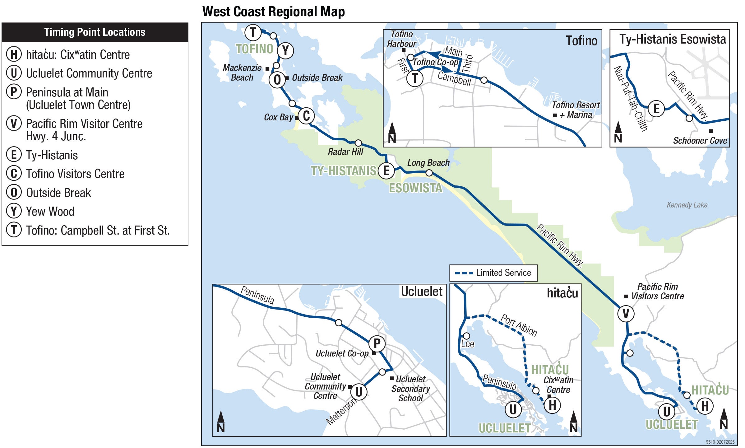 Route 1 Tofino - Ucluelet - West Coast