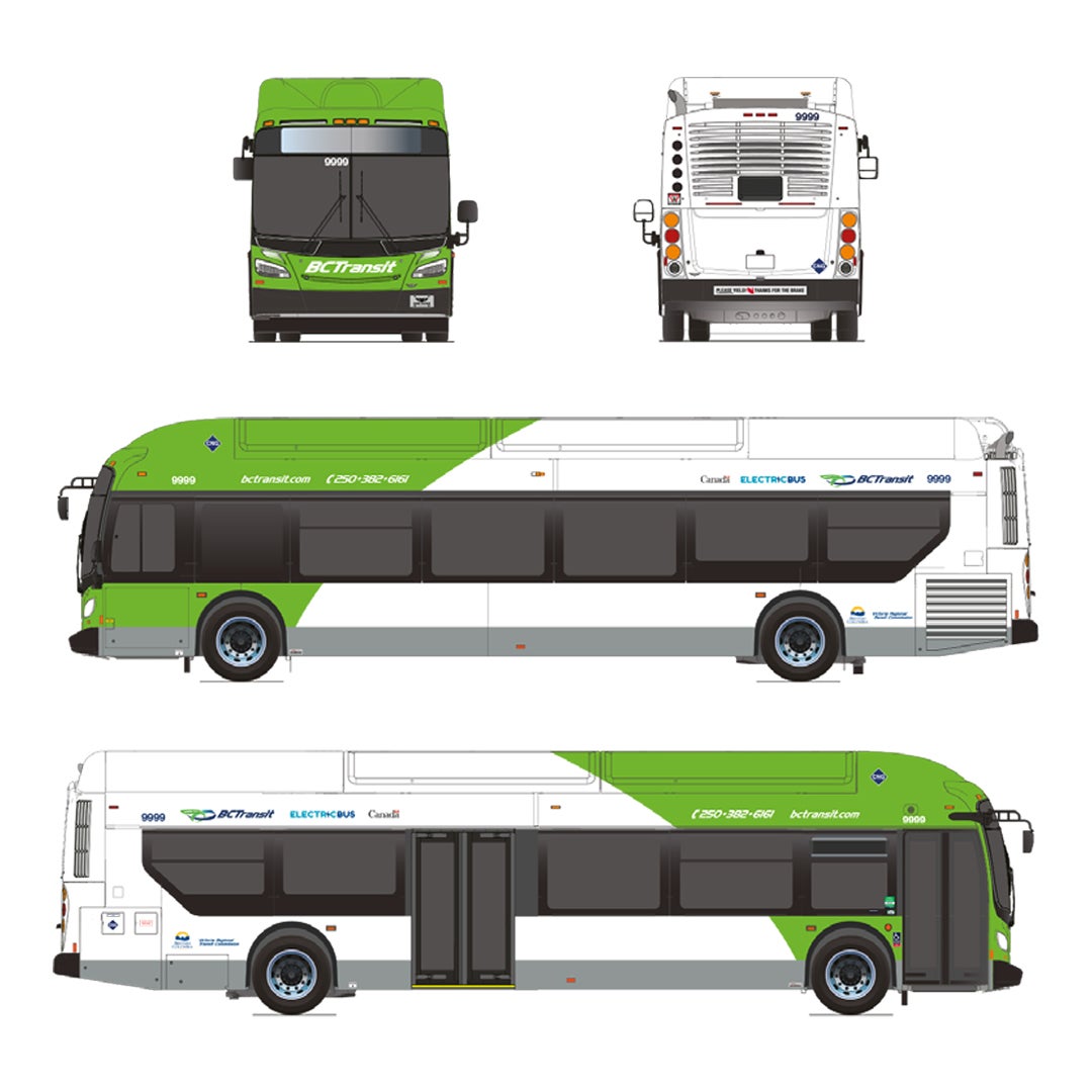 New livery — exterior bus design update - BC Transit