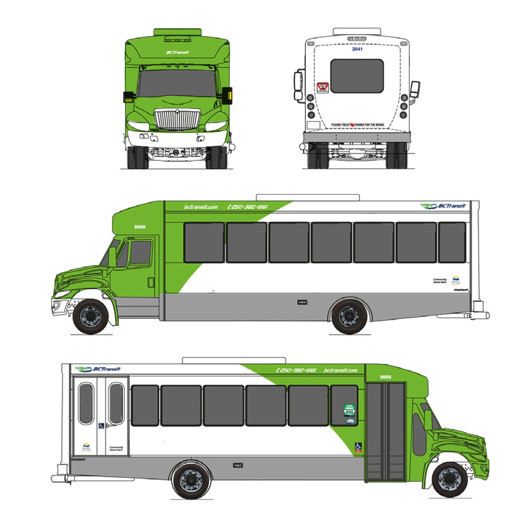 New livery — exterior bus design update - BC Transit
