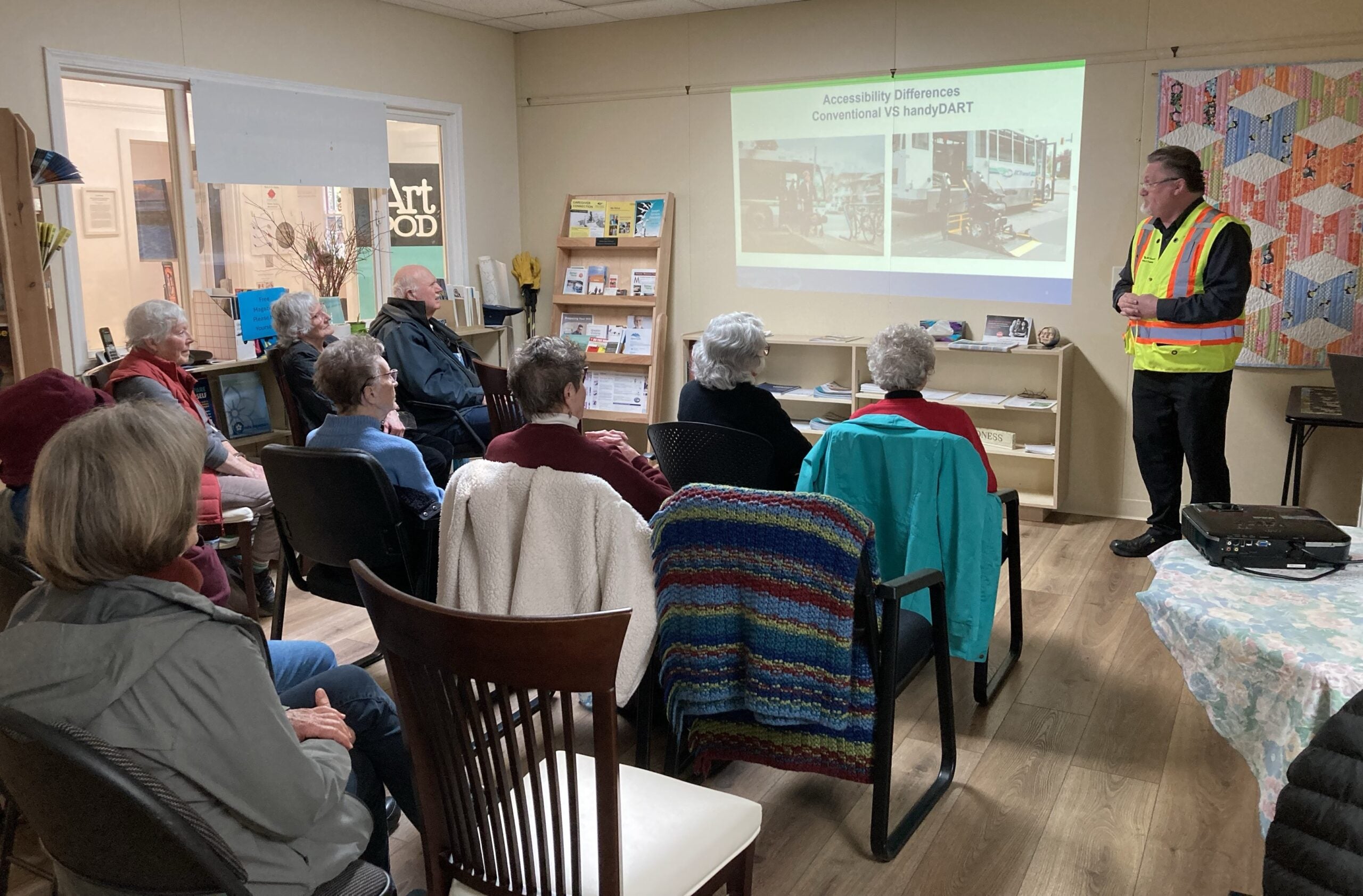 Transit 101 session with local seniors a big success - BC Transit