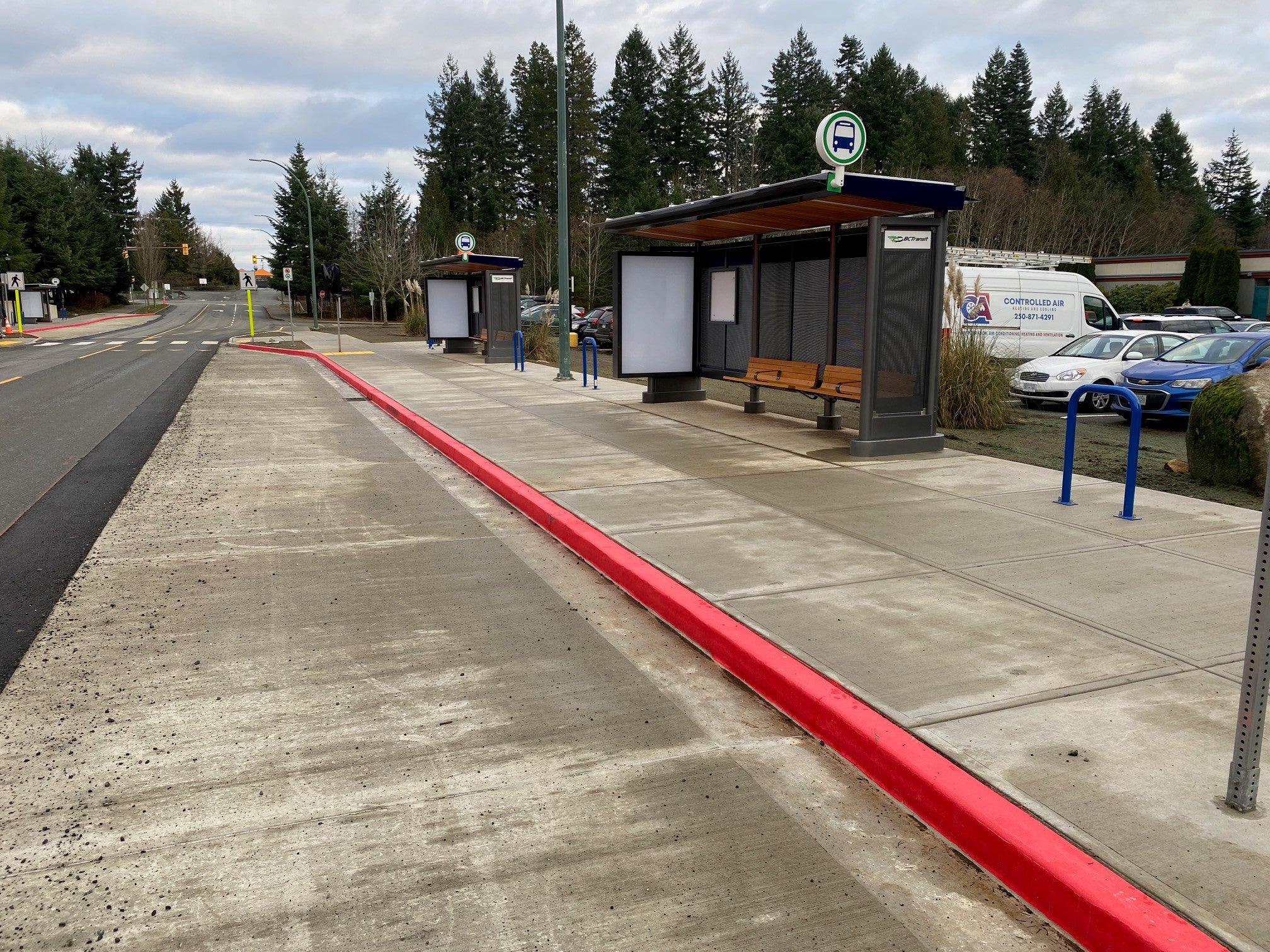 North Island College transit exchange complete - BC Transit