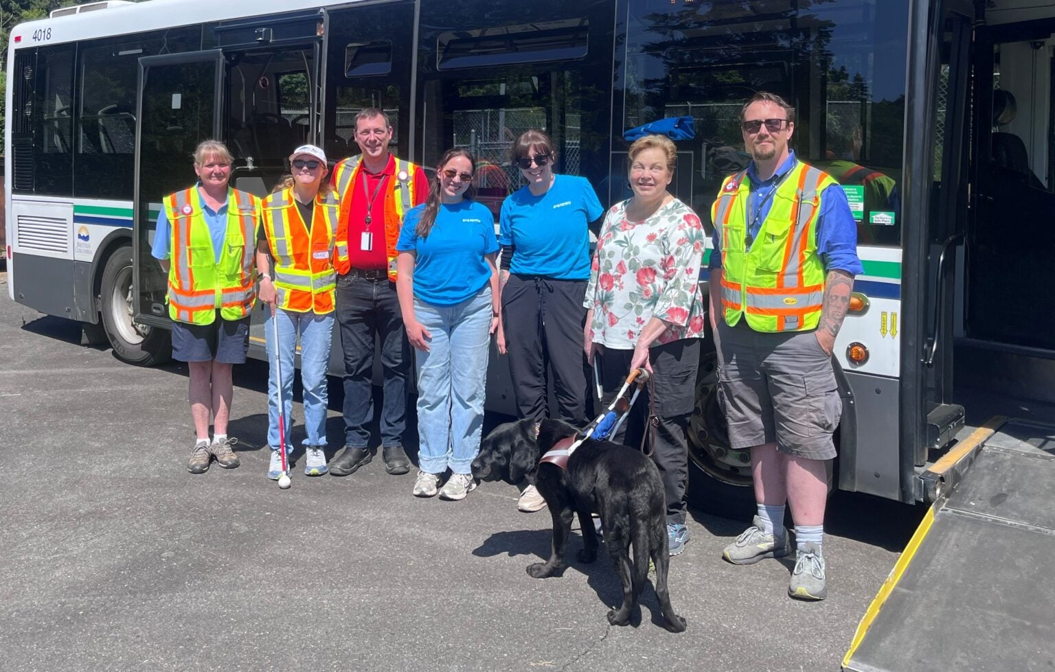 BC Transit takes part in Cowichan Valley event to support low vision ...