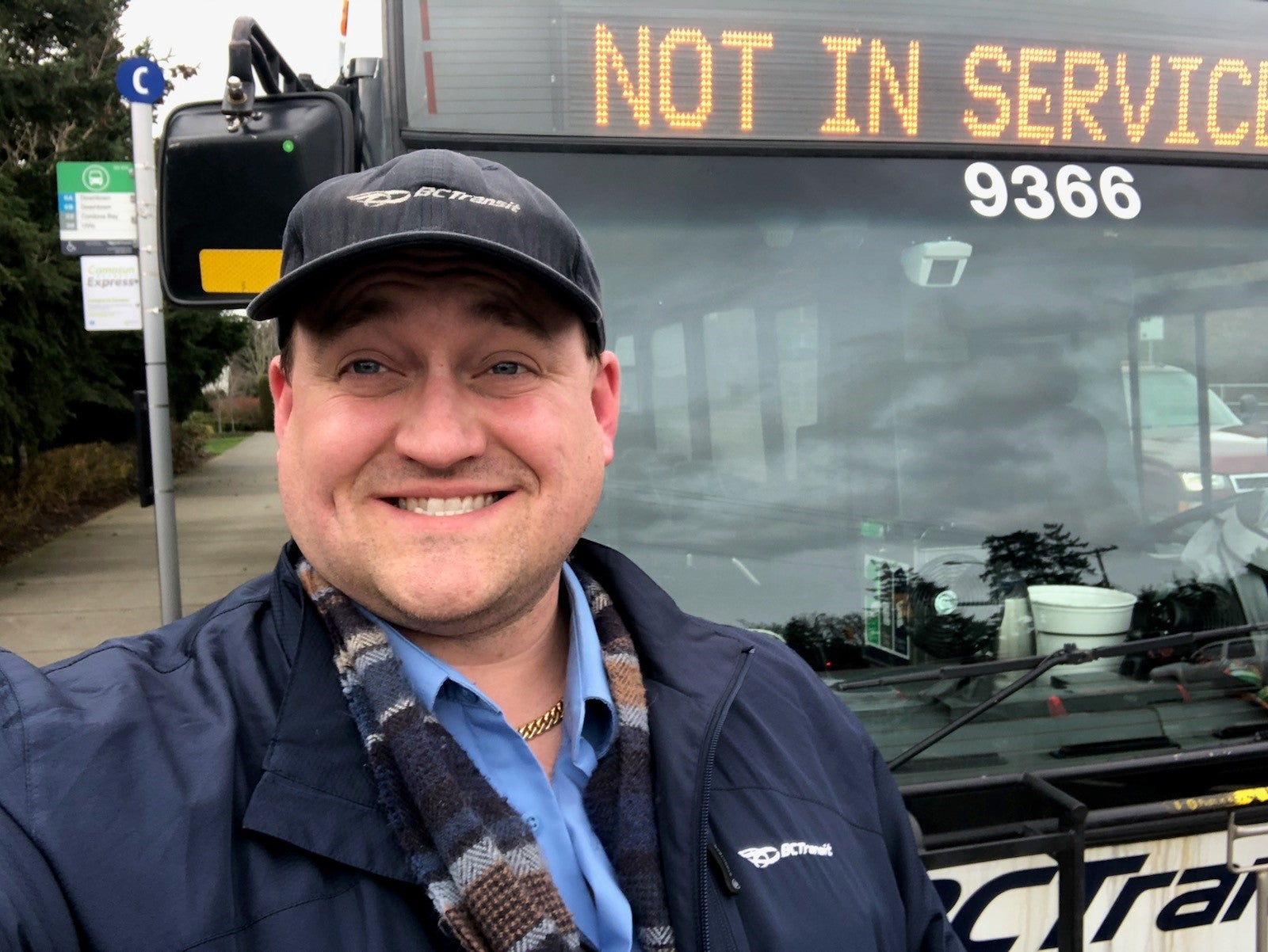 Transit Operator saves the day for customer starting new job
